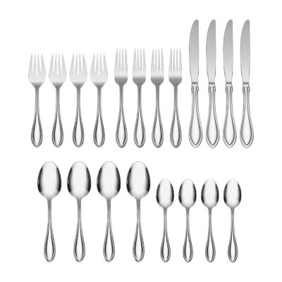 Oneida American Harmony 20-pc. Flatware Set, Color: Metallic - JCPenney