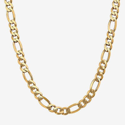14K Gold 24 Inch Solid Figaro Chain Necklace - JCPenney
