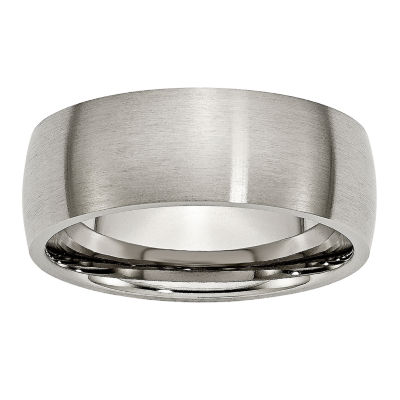 Mens 8mm Titanium Wedding Band - JCPenney