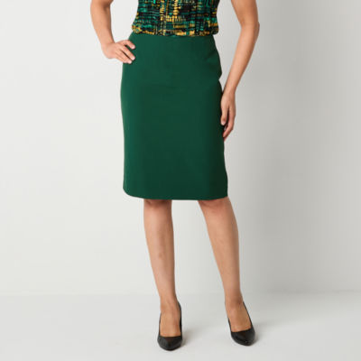 Black Label by Evan-Picone Womens Suit Skirt, Color: Evergreen - JCPenney