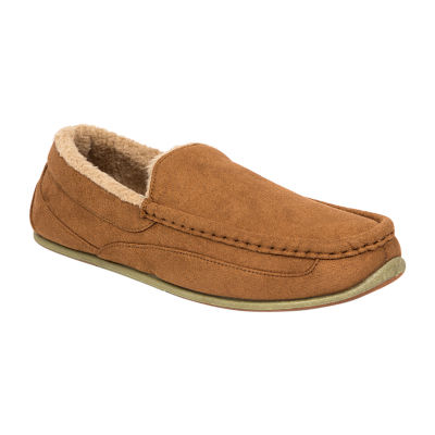 Deer Stags Spun Mens Moccasin Slippers JCPenney