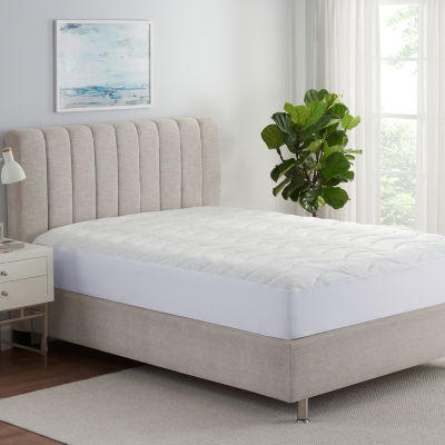 Serta Cool Crystal Mattress Pad Color White JCPenney