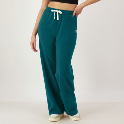 Champion Womens Mid Rise Wide Leg Sweatpant, Color: Comf Wash Night Ga - JCPenney