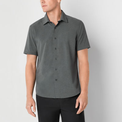 Stylus Mens Regular Fit Short Sleeve Button-Down Shirt - JCPenney