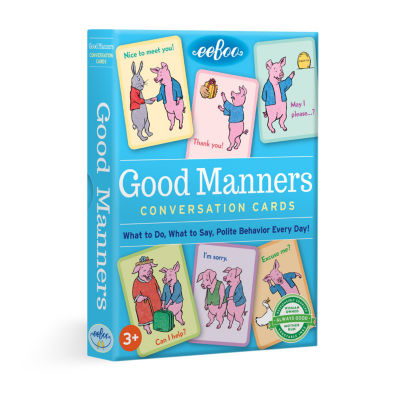 Eeboo Good Manners Conversation Flash Cards - JCPenney