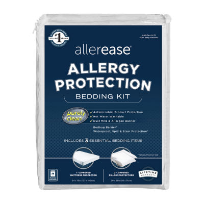 Allerease Allergy Protection Bedding Kit 99811ATC, Color: White - JCPenney