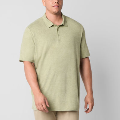Stylus Big and Tall Mens Regular Fit Short Sleeve Polo Shirt - JCPenney