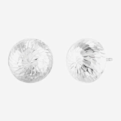 14K Gold 10mm Dome Stud Earrings - JCPenney
