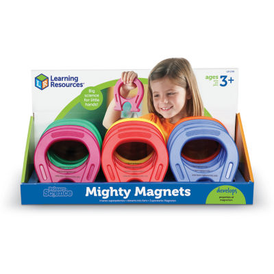 Learning Resources Primary Science 5mighty Magnets Set Of 12 Discovery ...