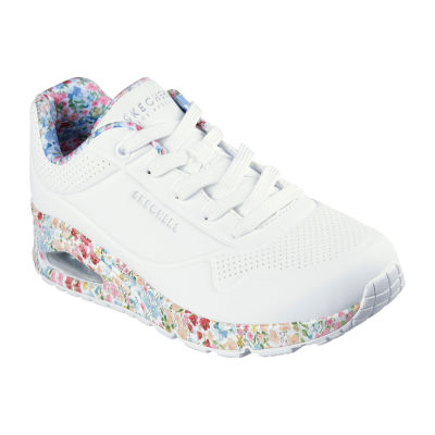 Skechers Uno Majestic Garden Womens Sneakers, Color: White Multi - JCPenney