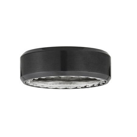 Click here for Mens 8MM Cobalt Wedding Band  8 1/2 prices