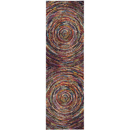 Click here for Safavieh Freeman Geometric Shag Rectangular Runner... prices