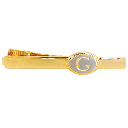 Click here for Engravable Two-Tone Oval Tie Bar  One Size  Multip... prices