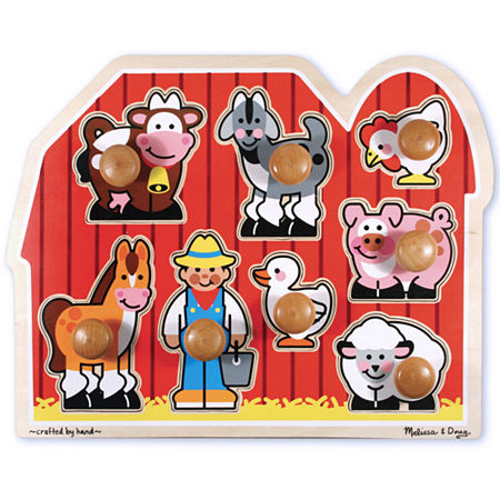 Click here for Melissa & Doug Large Farm Jumbo Knob Puzzle  One S... prices