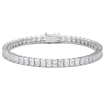 Click here for DiamonArt Cubic Zirconia Tennis Bracelet  One Size prices