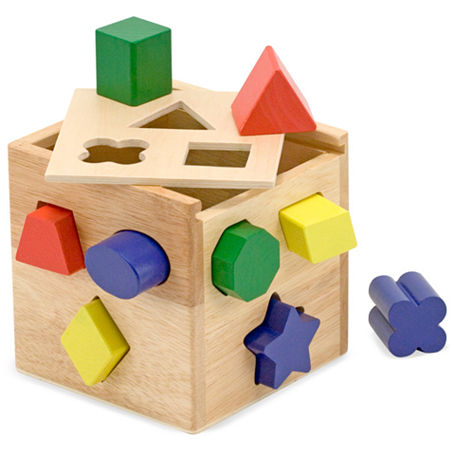 Click here for Melissa & Doug Shape Sorting Cube Building Blocks... prices
