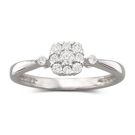 Click here for 1/4 CT.T.W. Natural Diamond Promise Ring Sterling... prices