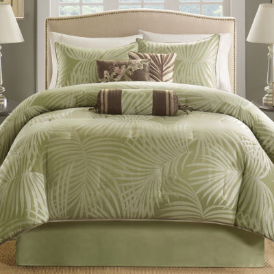 Bermuda 7-pc. Comforter Set, Color: Sage
