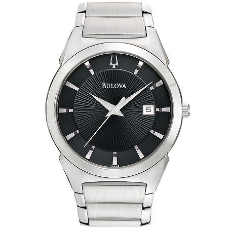 Click here for Bulova Classic Mens Silver Tone Stainless Steel Br... prices