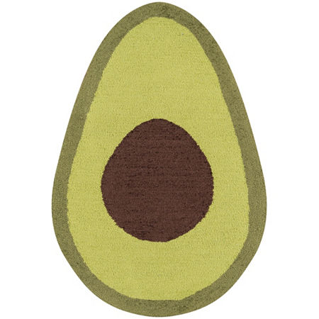 Click here for Novogratz Cucina Avocado Hooked Indoor Oval Accent... prices