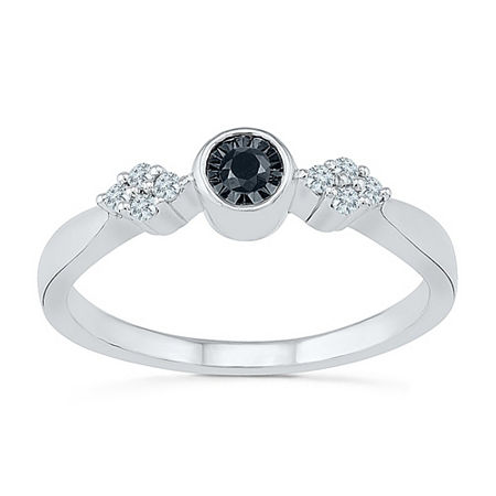 Click here for Promise My Love Womens 1/8 CT. T.W. Natural Black... prices