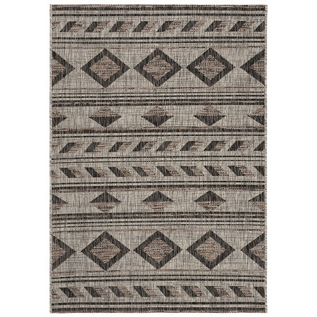 Click here for Safavieh Courtyard Collection Luana Geometric Indo... prices