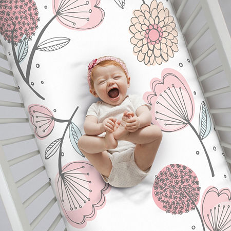 Click here for Nojo Floral Crib Sheet  One Size  Multiple Colors prices