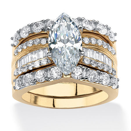 Click here for DiamonArt Womens 4 1/2 CT. T.W. White Cubic Zircon... prices