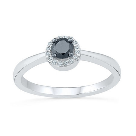 Click here for Promise My Love Womens 1/3 CT. T.W. Natural Black... prices