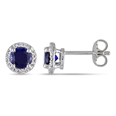 Click here for Diamond Accent Lab Created Blue Sapphire Sterling... prices