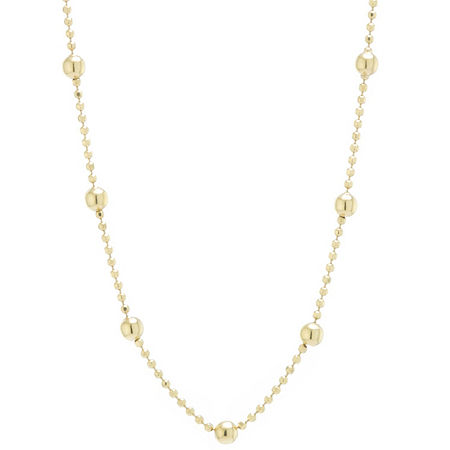 Click here for Silver Treasures Station Chain 24K Gold Over Silve... prices