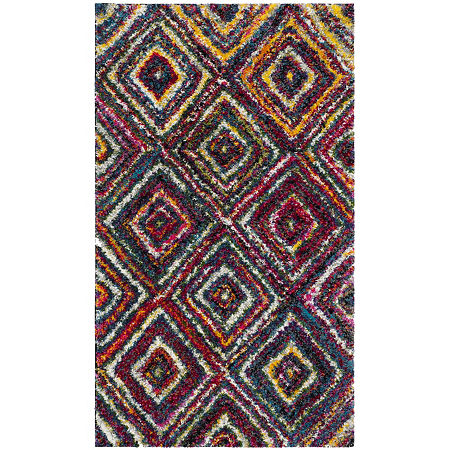 Click here for Safavieh Bloom Geometric Shag Rectangular Rugs  On... prices