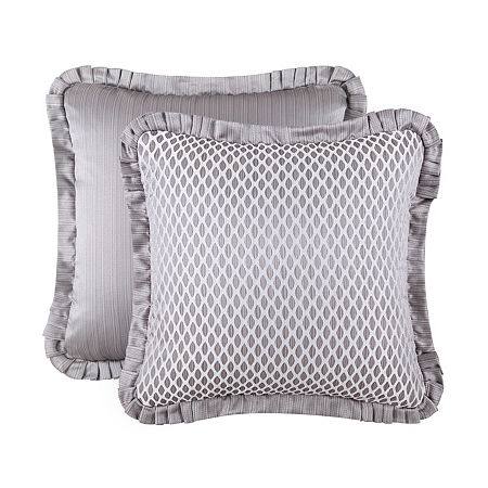 J Queen New York Luxembourg Sham  European - Silver