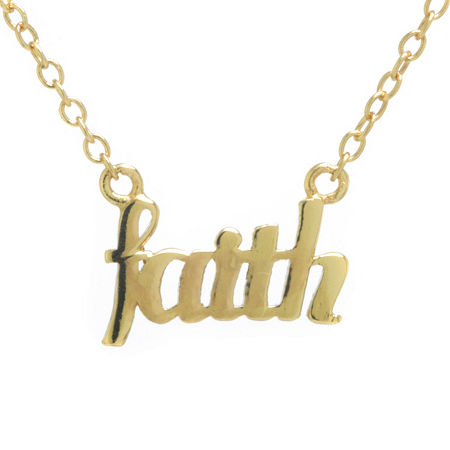 Click here for Silver Treasures Faith Womens 24K Gold Over Silver... prices