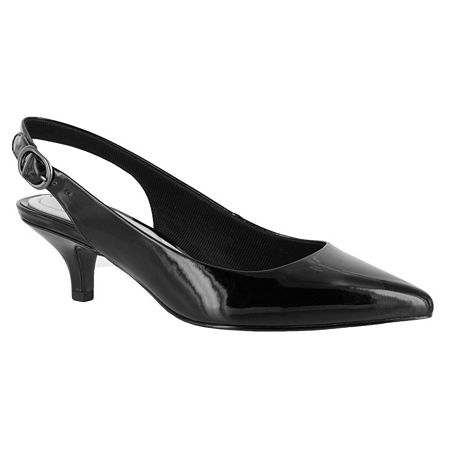Click here for Easy Street Faye Womens Pointed Kitten Heel Pumps... prices