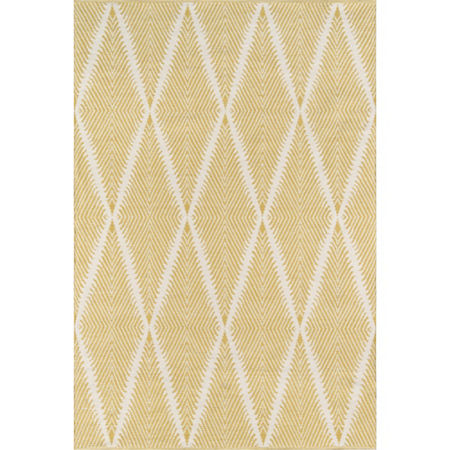 Erin Gates River Riv-1 Machine-Washable Beacon Citron 36 x 56 Area Rug - Citron