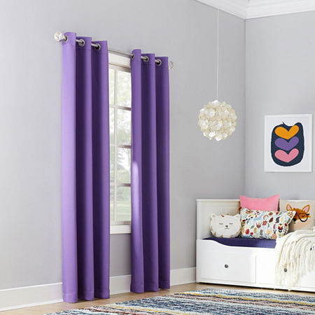 Click here for Riley Kids Bedroom Blackout Grommet Curtain Panel... prices
