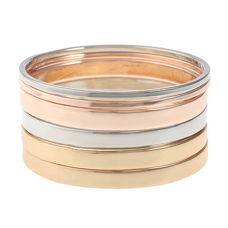 Click here for Liz Claiborne Tri Tone Womens 6-pc. Bracelet Set... prices