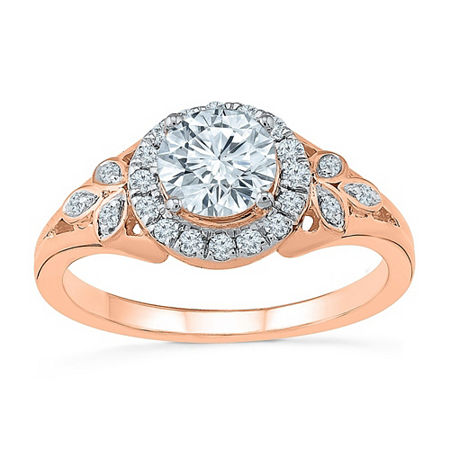 Click here for Womens Lab Created White Sapphire 10K Rose Gold Co... prices