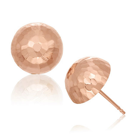 Click here for 14K Rose Gold 10mm Ball Stud Earrings  One Size prices
