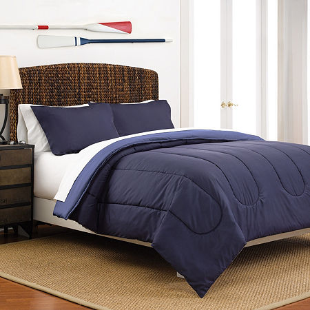 Click here for Martex Reversible Comforter Set  One Size  Blue prices
