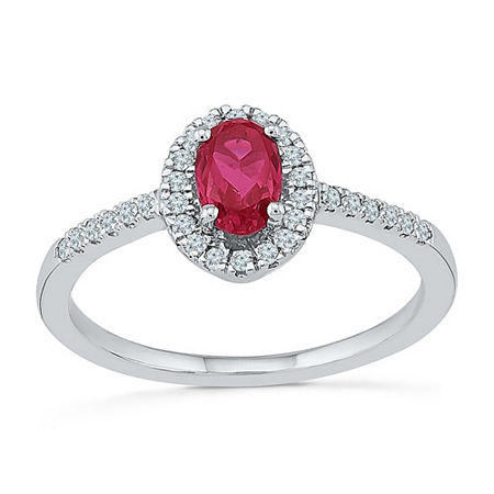 Click here for Womens 1/6 CT. T.W. Lab Created Red Ruby Sterling... prices