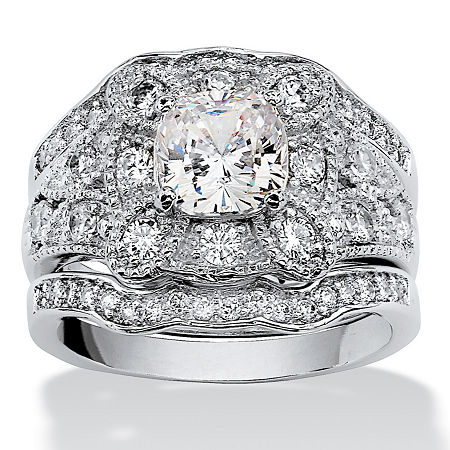 Click here for DiamonArt Womens 2 1/3 CT. T.W. White Cubic Zircon... prices