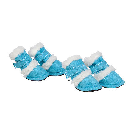 Click here for The Pet Life Faux Shearling Duggz Pet Shoes  One S... prices