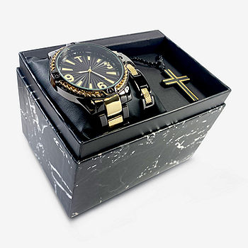 Mens Two Tone 3-pc. Watch Boxed Set Mac7133jc - JCPenney Mens Two Tone 3-pc. Watch Boxed Set Mac7133jc - JCPenney