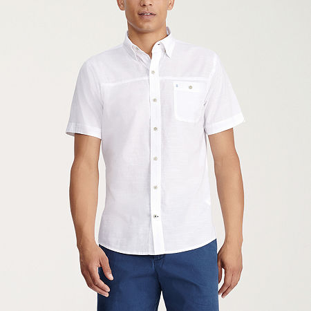 Click here for IZOD Dockside Chambray Mens Short Sleeve Regular F... prices