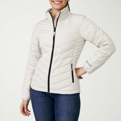Free Country Womens Lightweight Puffer Jacket, Color: Oat - JCPenney