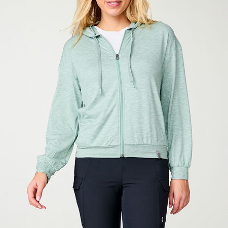 Click here for Free Country Womens Cloud Knit Zip Hoodie - Green... prices