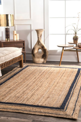 nuLoom Braided Rikki Border Jute Rug - JCPenney