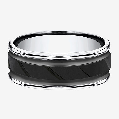 Click here for Mens 8MM Cobalt Wedding Band  12 1/2 prices